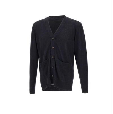Filippo De Laurentiis 男士 SS26 开衫 V 领纽扣