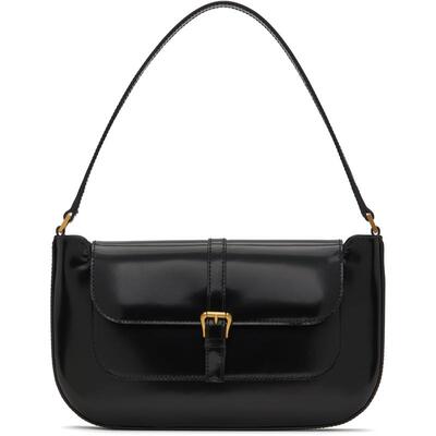 By Far 女士 单肩包 黑色 Miranda Semi Patent Leather
