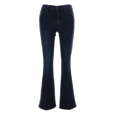 Mother Denim 女士 FW25 牛仔长裤 WEEKENDER 深蓝弹力牛仔裤