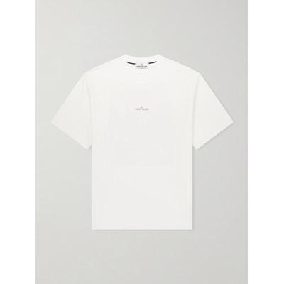 Stone Island 石头岛 男士 SS26 T恤 徽标印花有机棉针织