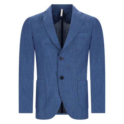 120% Lino 男士 SS26 外套 GIACCA MONOPETTO (LINO)