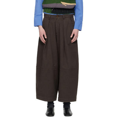 YMC 女士 长裤 棕色 Earth Deadbeat