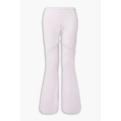 Courrèges 古未界 女士 长裤 Ellipse 拉链装饰针织喇叭