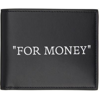 Off-White 男士 钱包 黑色 Quote 钱包