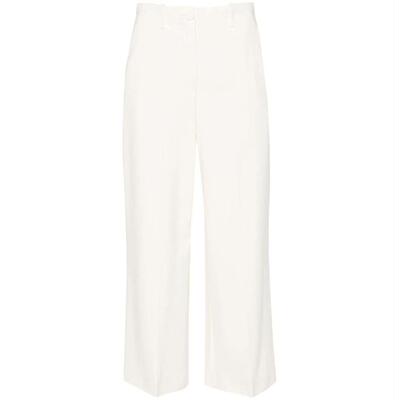 Erika Cavallini 女士 SS24 长裤 白色裤子