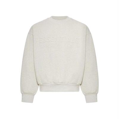 Essentials 男士 SS26 卫衣 Fear Of God 标志压纹圆领