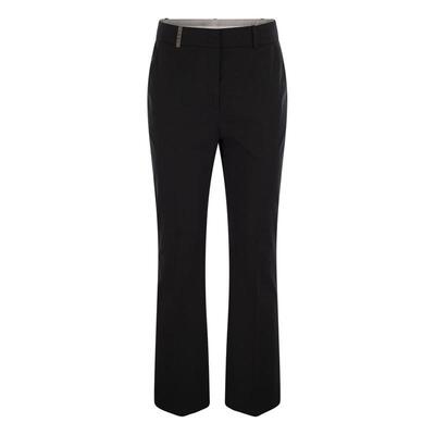 Peserico 佩萨里可 女士 SS25 长裤 弹力棉质裤子