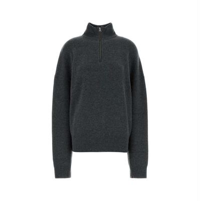 Extreme Cashmere 女士 FW26 毛衣 nÂ°235 深灰羊绒混纺