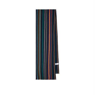 Paul Smith 保罗·史密斯 男士 FW25 围巾 Ivan 条纹羊毛