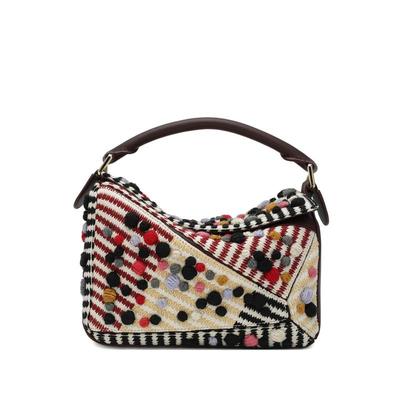 Loewe 女士 FW25 单肩包 X Albers 小型拼圖包