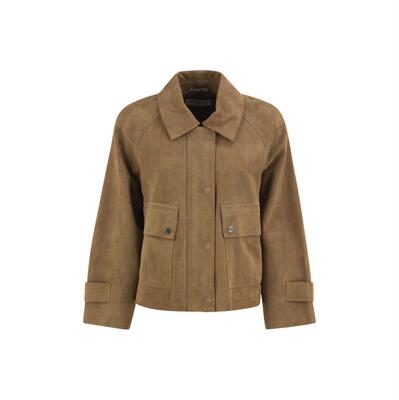 Weekend Max Mara 女士 FW26 夹克 WKDABITO 绒面革山羊皮