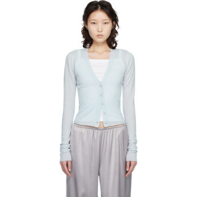 SKIMS 女士 开衫 蓝色 Featherweight Cashmere