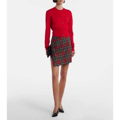 Vivienne Westwood 女士 开衫 Bea 短款羊毛真丝针织开衫