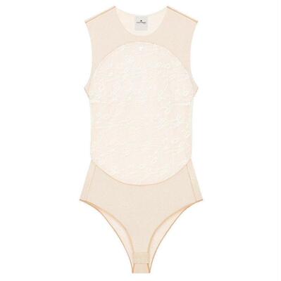 Courrèges 古未界 女士 FW25 连体衣 Illusion Circle 蕾丝