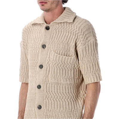 Roberto Collina 男士 SS26 开衫 短袖棉质针织