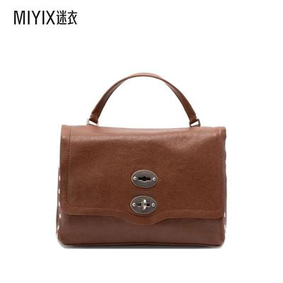 [秋冬新品]Zanellato 女款POSTINA 小号皮革包包(HAMMERED) 迷衣