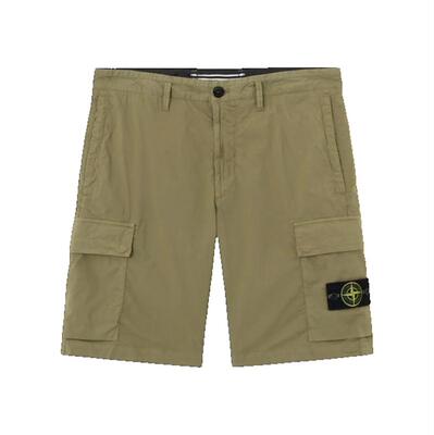 Stone Island 石头岛 男士 短裤 L100020 弹力棉质百慕大工装