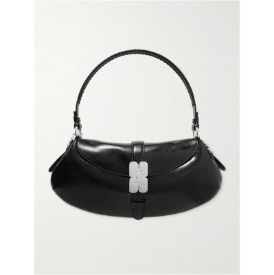 Ganni 甘尼 女士 SS26 单肩包 Kat leather-blend 再生肩包