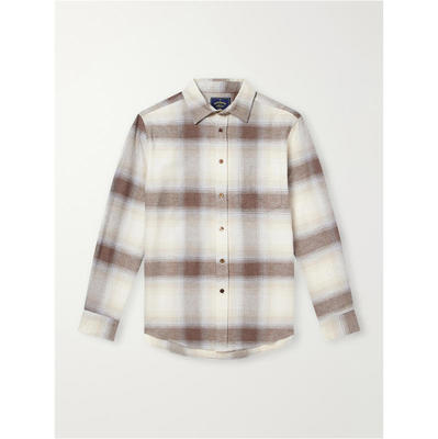 PORTUGUESE FLANNEL 男士 SS27 衬衫 Pantine 格纹棉质法兰绒