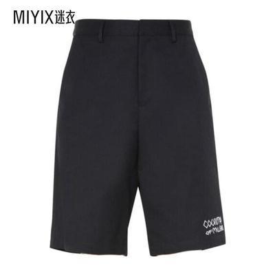 Marcelo Burlon 男士徽标短裤 迷衣时尚