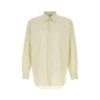 AURALEE 男士 SS26 衬衫 条纹刺绣