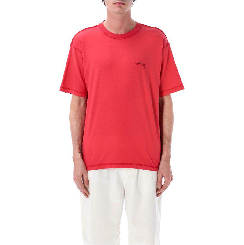 Stüssy 斯图西 男士 SS26 T恤 Stüssy Lazy 涂料染色