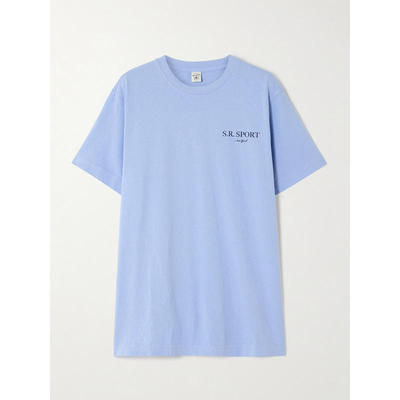 Sporty  Rich 女士 T恤 温布尔登印花棉针织