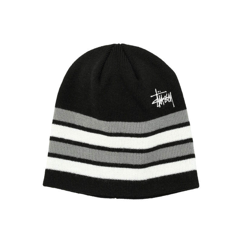 STUSSY 斯图西 男士 毛线帽 Stüssy Skullcap 基础款条纹小便帽