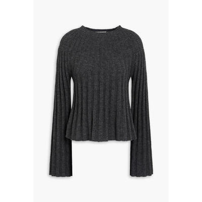 LOU LOU 女士 毛衣 罗纹羊毛羊绒混纺毛衣