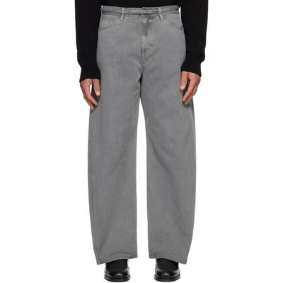LE17SEPTEMBRE 男士 牛仔长裤 灰色 Garment-Dyed Curved 牛仔裤