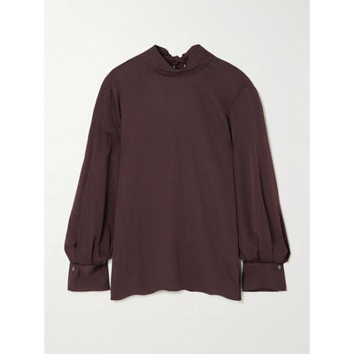 Theory 女士 SS26 上衣 Tie-detailed 真丝衫