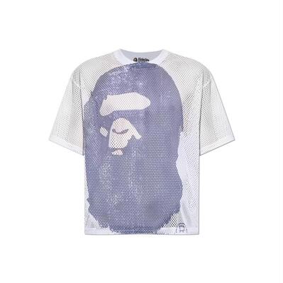 A Bathing Ape 猿人头 男士 T恤 A BATHING APE® 网眼猿人头