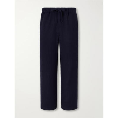 Frescobol Carioca 男士 FW26 长裤 Luan 直筒羊毛抽绳裤子