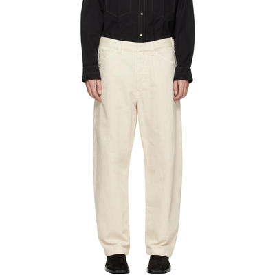 Lemaire 勒梅尔 男士 牛仔长裤 灰白色 Maxi Workwear 牛仔裤