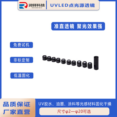 UVLED点光源二次光学固化透镜