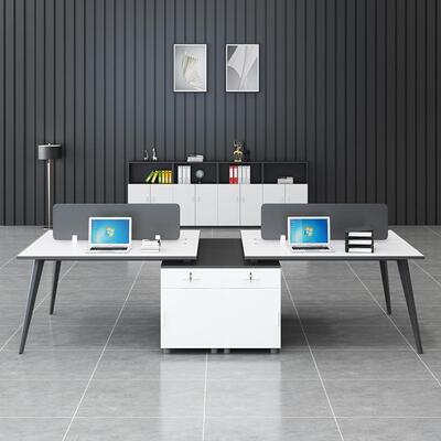 噢简约现代职员办公桌工位电脑桌椅YY-TJZ组办公室员位4哇工/合6