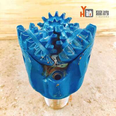 盈鸿152mm钢齿127岩石导向水井石油煤田地址勘探多用途三牙轮钻头