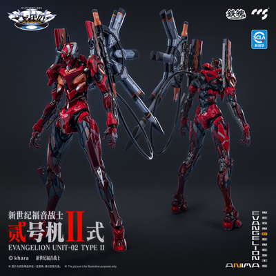 全新现货 CCS 铁魄 新世纪福音战士 EVA 二号机 II式 机甲成品