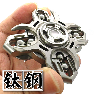 钛合金&不锈钢MOT同款神谕指尖陀螺音叉联动神域EDC解压玩具外贸