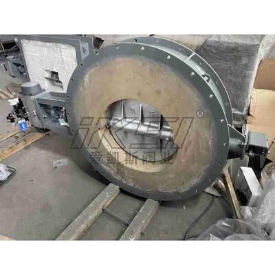 铸钢法兰液动高温水冷通风蝶阀GD741WRTO烟道X20