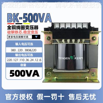 BK-500VA控制变压器380转220V127V110V36V24V12V6V铜线圈