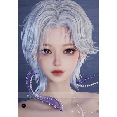 帅帅汐 诛仙世界捏脸 V酱 VINMKIN 灵汐成女 职业不通用