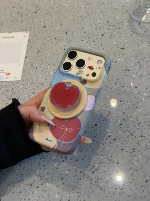 U2 小清新香蕉樱桃不同水果合集适用iphone17promax新款小众苹果16简约手机壳15pm防摔保护套