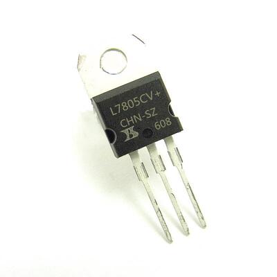 大芯片 L7805CV:5V 三端稳压管 (5个)7805大芯片电流 全新现货