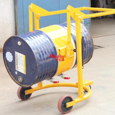 机械式HD80手动倾斜式油桶车可翻转油桶搬运车手摇油桶车