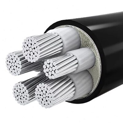 国标VLV/YJLV4*300+1*150平方阻燃铝芯三相五线电力电缆线YJV KVV