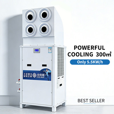 Energy-efficient air-cooled cooling equipment for workshops