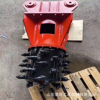 建筑用铣刨机铣刨混凝土路面开敞试隧道掘进机液压挖机改装铣挖机