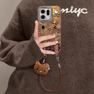 适用OPPOFind系列KT猫蝴蝶结外壳