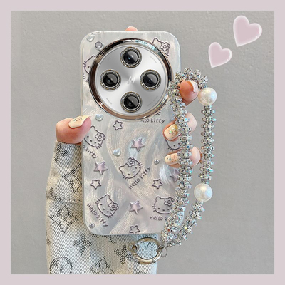 适用OPPOFind系列爱心kt猫手机壳